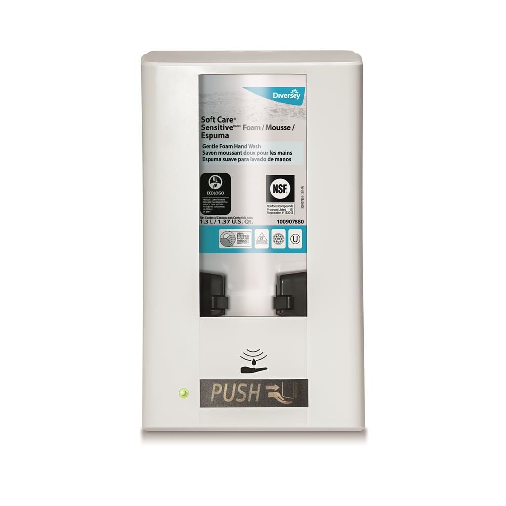 Diversey IntelliCare-dispenser, hybrid, hvid