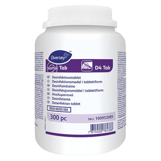 Suma Tab D4 - Overfladedesinfektionstablet - Smart og nemt - Køb i dag ...